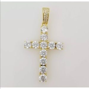 Accessories | Lab Diamond Cross Pendant | Poshmark